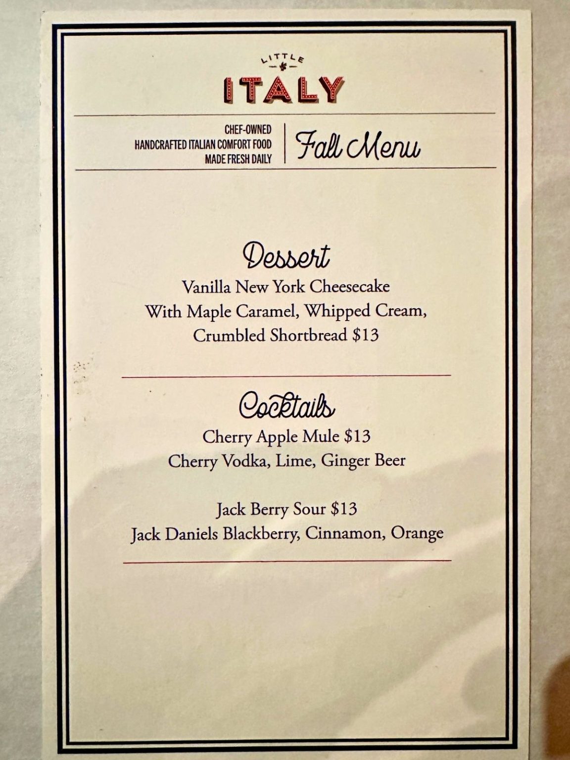 Little Italy Restaurant | Dyer, IN | Fine Italian Cuisine